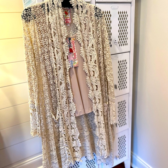 Johnny Was | Sweaters | Johnny Was Crochet Cardigan Duster Tags On ...